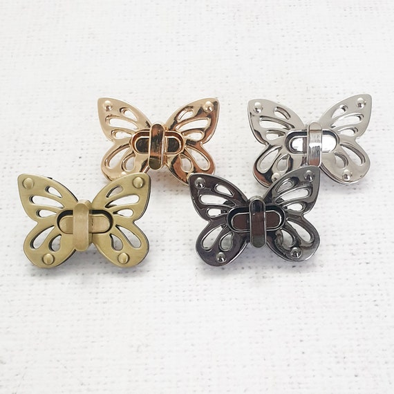 Butterfly Twist Lock Lock for Purse Bag Clutch Wallet Bag | Etsy