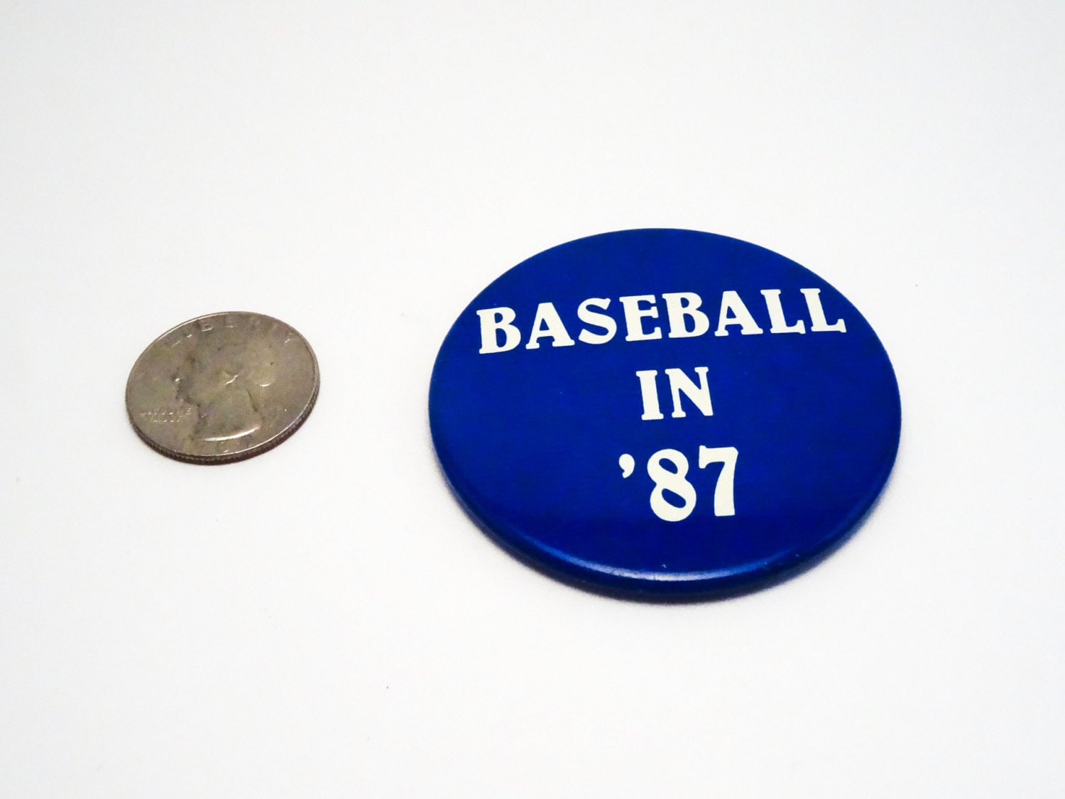 Vintage Baseball in '87 Pin | Etsy
