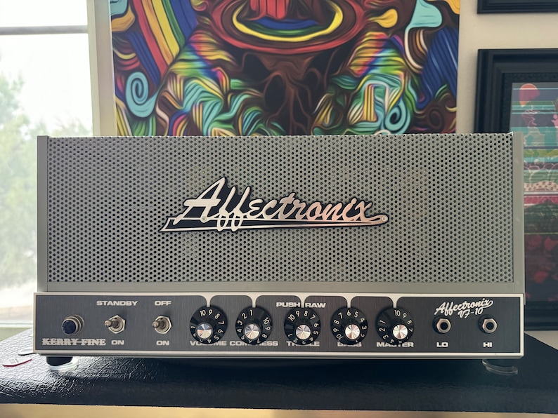 Distintivo Deluxe per amplificatore di coda in stile Fender – Acciaio ...