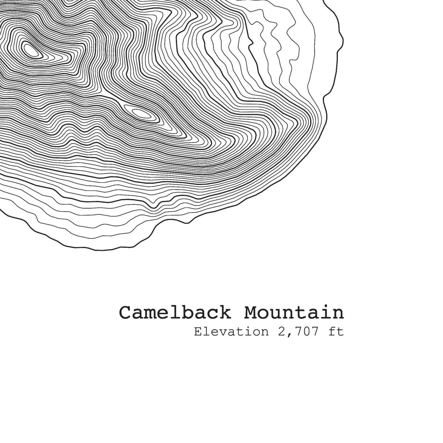 Camelback Mountain Phoenix Arizona Topographic Map Art Print - Etsy Camelback Mountain Phoenix Arizona Topographic Map Art Print - Etsy