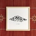 Mount Adams Washington Polygonal Mountain Drawing - Art Print - Etsy