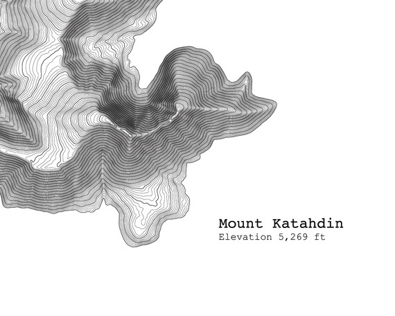 Mount Katahdin Map