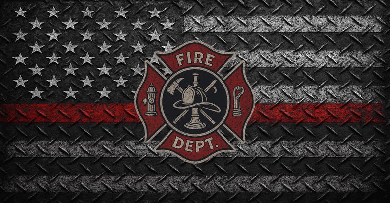 Fire Department Personalized Custom License Plate - Aluminum Front Tag ...