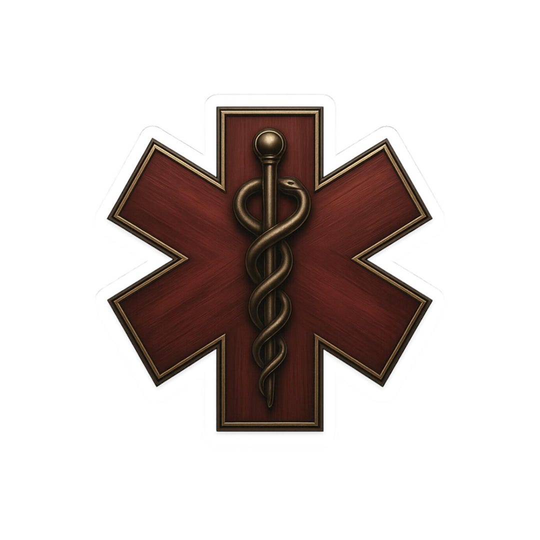Medical Symbol Kiss-cut Stickers | EMS Decor, First Responder Gifts ...