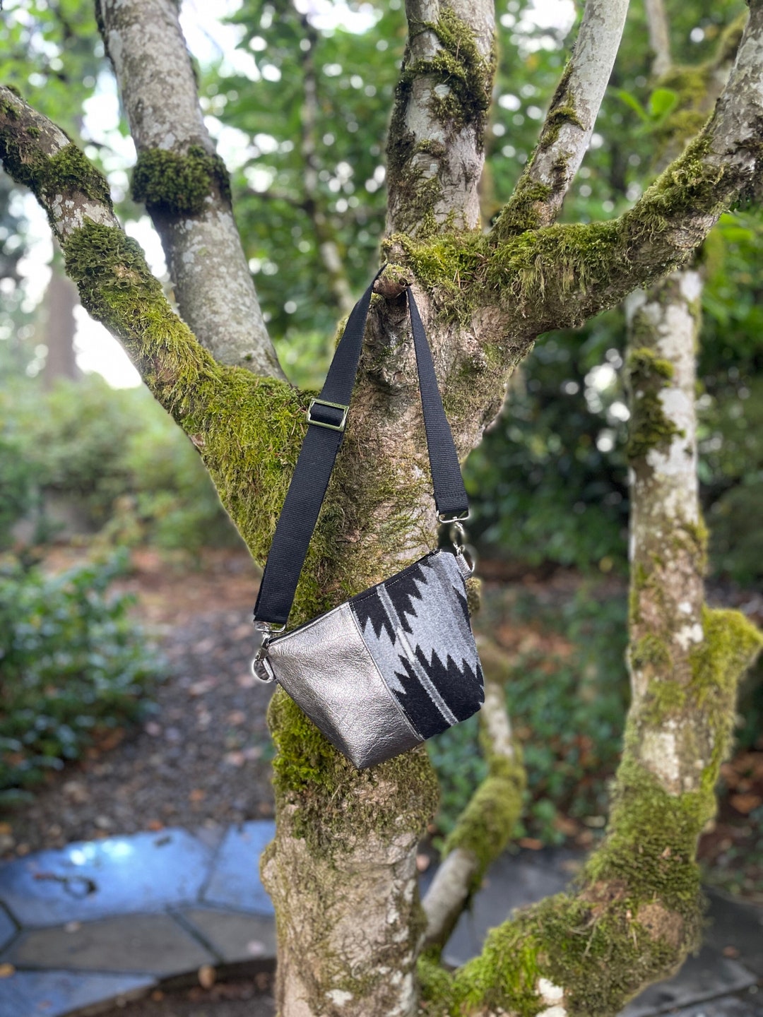 Fanny Pack Belt Bag in Wool and Leather-falcon Cove-hip Bag-festival ...