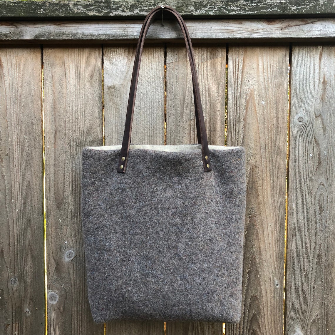 Tribal Wool Tote Bag in Wool and Leather-yakima Camp-classic | Etsy