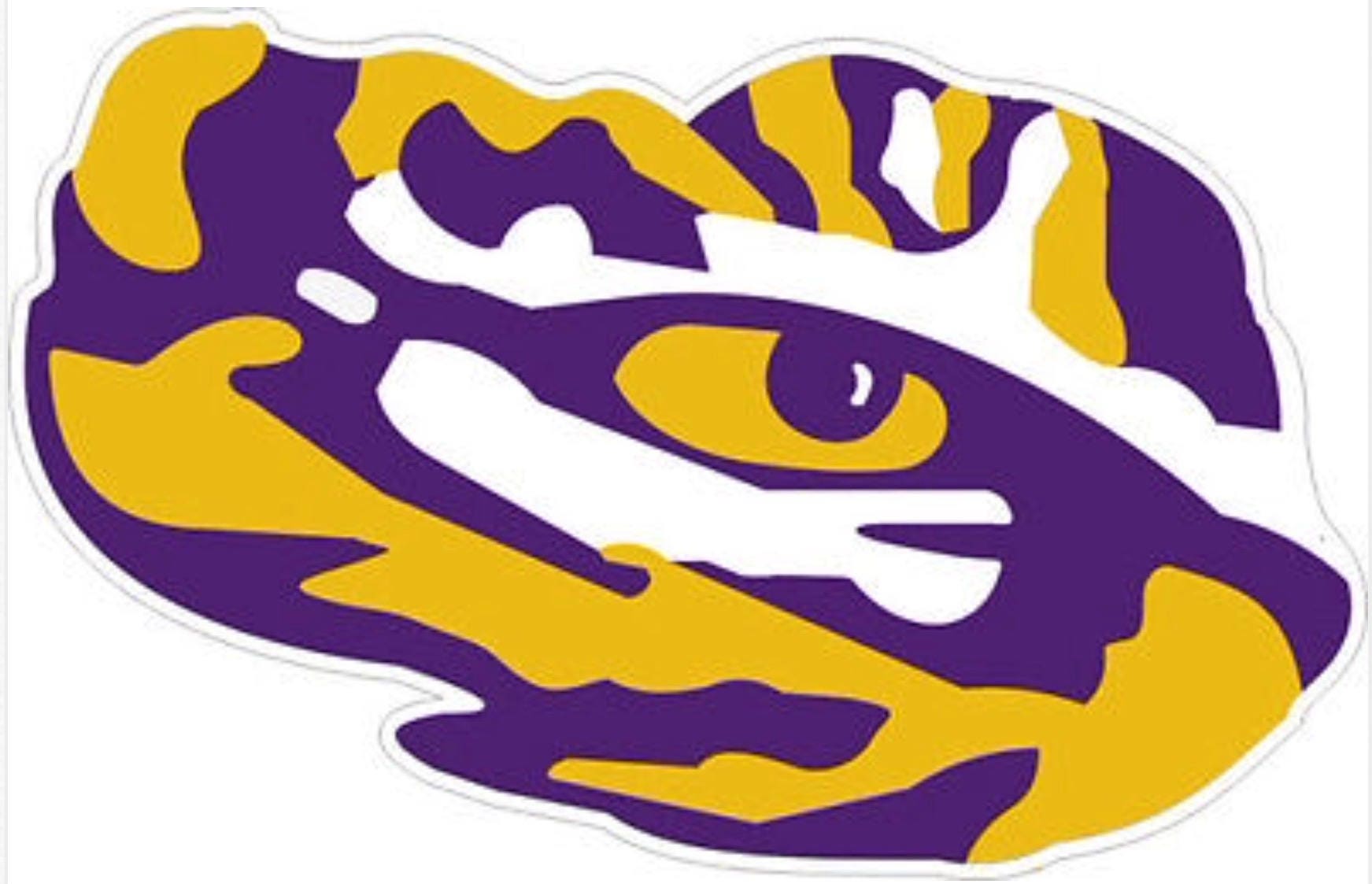 Lsu Tigers Large Premium Die Cut Vinyl Decal Tiger Eye Corn Etsy