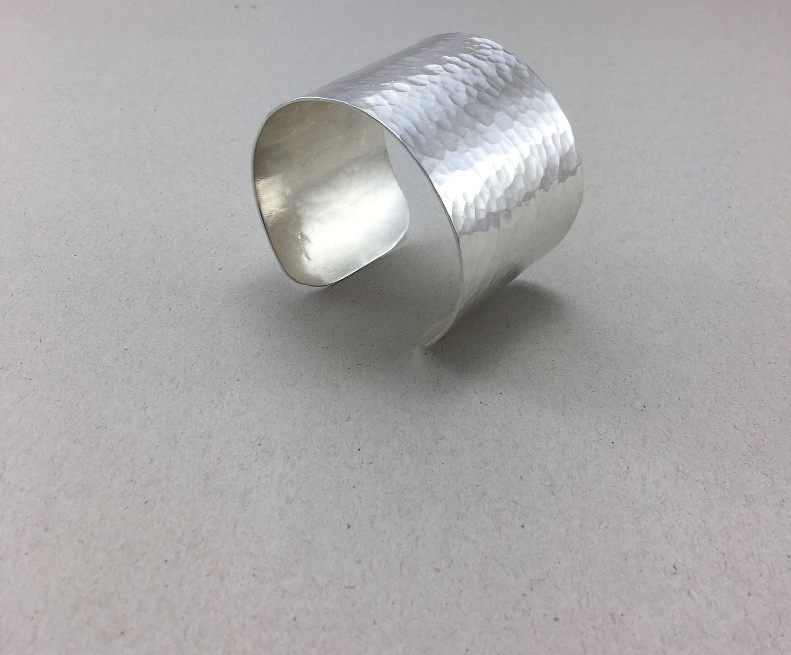 Wide Sterling Silver Arm Cuff Cuff Bangle Hammered Silver - Etsy UK
