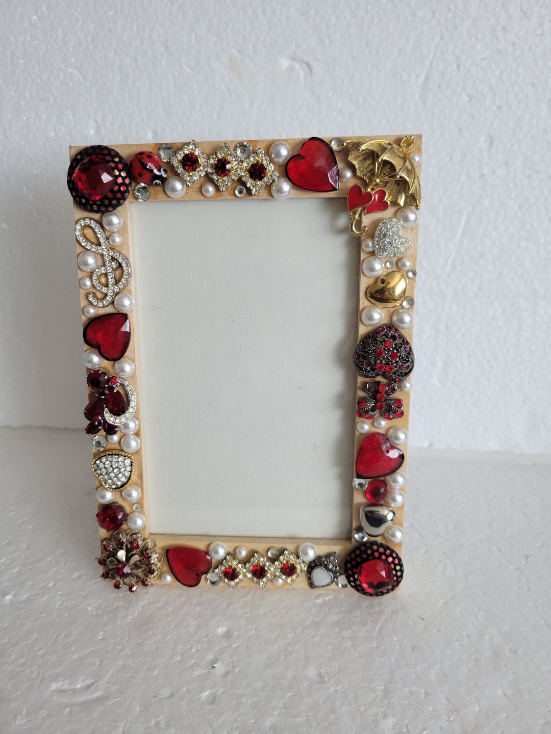 Vintage Heart Jewelry Frame - Etsy