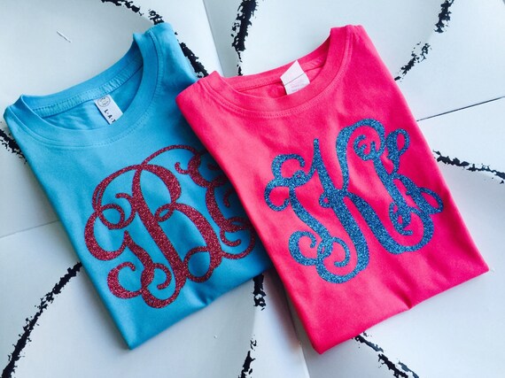 Children Monogram Shirt | Etsy