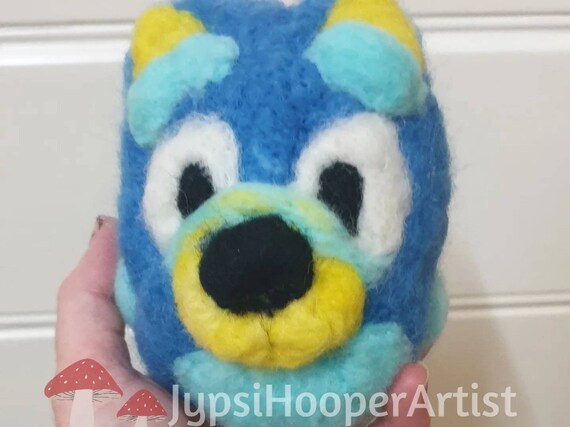 Made to Order Bluey ONLY Handmade Needle Felted Round - Etsy