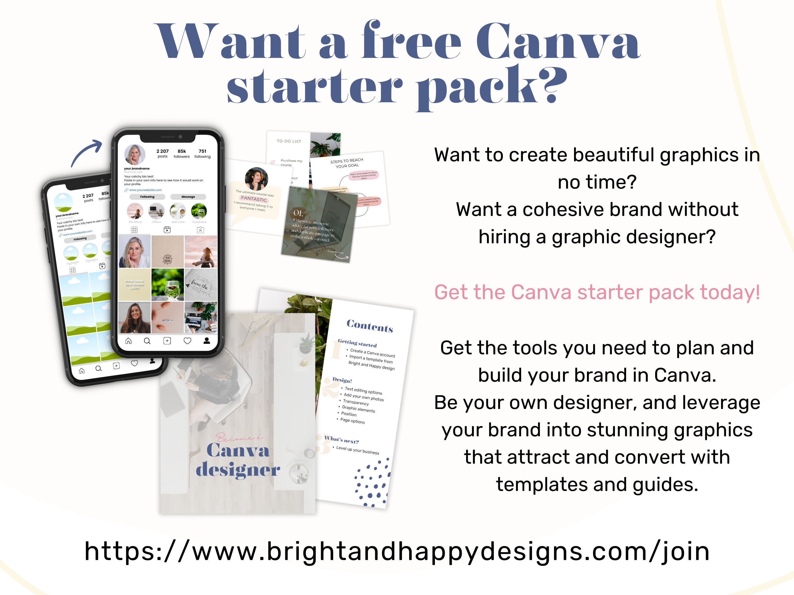 Instagram Grid Planner Canva Template Social Media Planner - Etsy