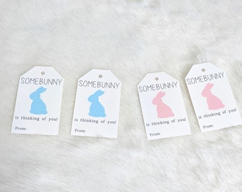 Rabbit Round Gift Tags Set of 10 - Etsy