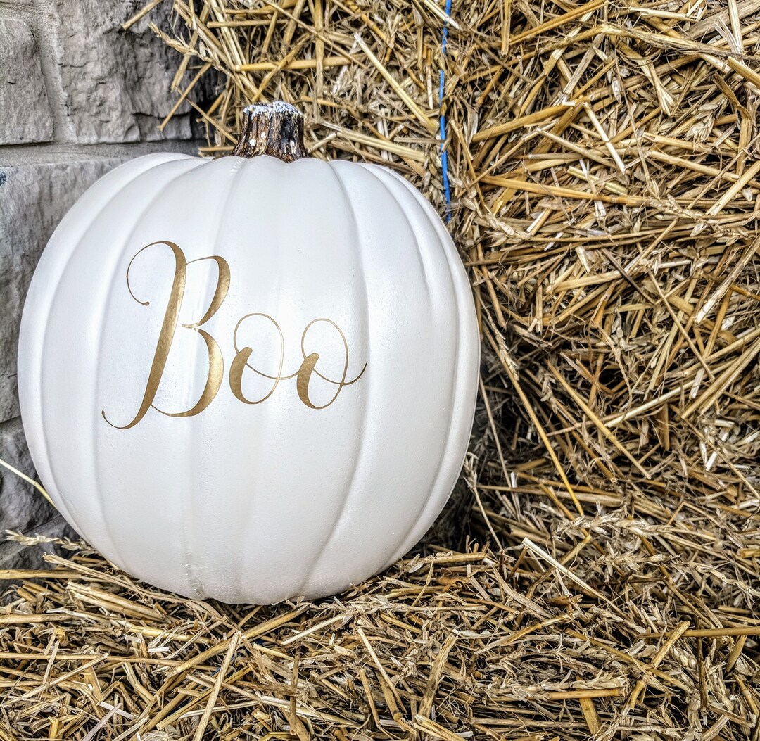 Pumpkin Decal Happy Fall Decal Boo Decal Vinyl Decals Halloween Decor ...