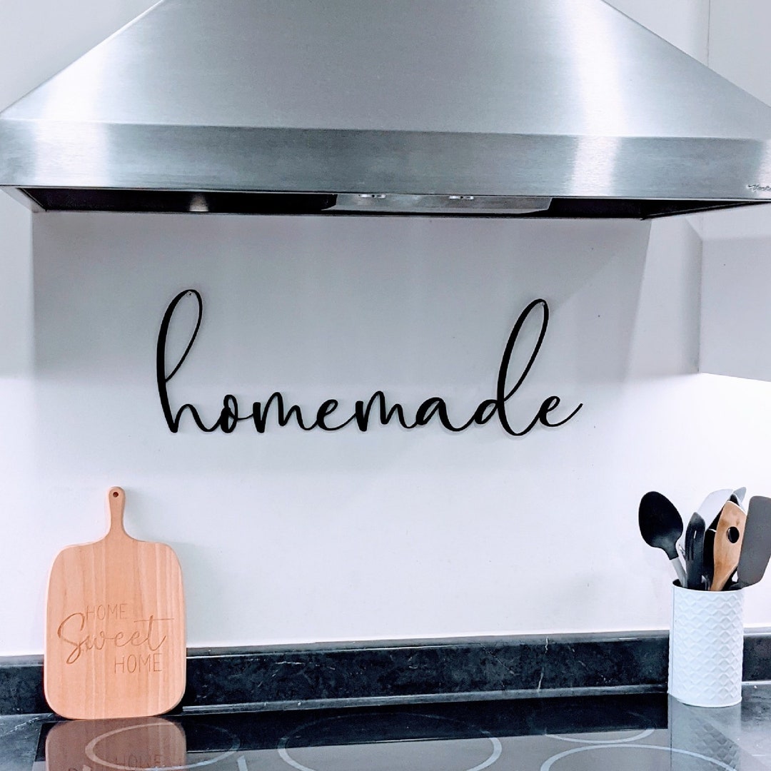 Homemade Sign | Kitchen Wall Hanging | Custom Laser Cut Sign ...