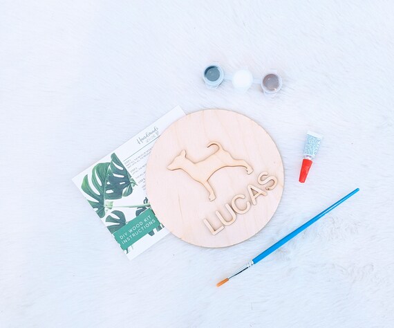 Personalized Dog Art Kit for Kids Kids Painting Kit Craft | Etsy