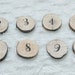 Rustic Table Numbers, Rustic Wedding Decor, Wooden Table Numbers, Table ...
