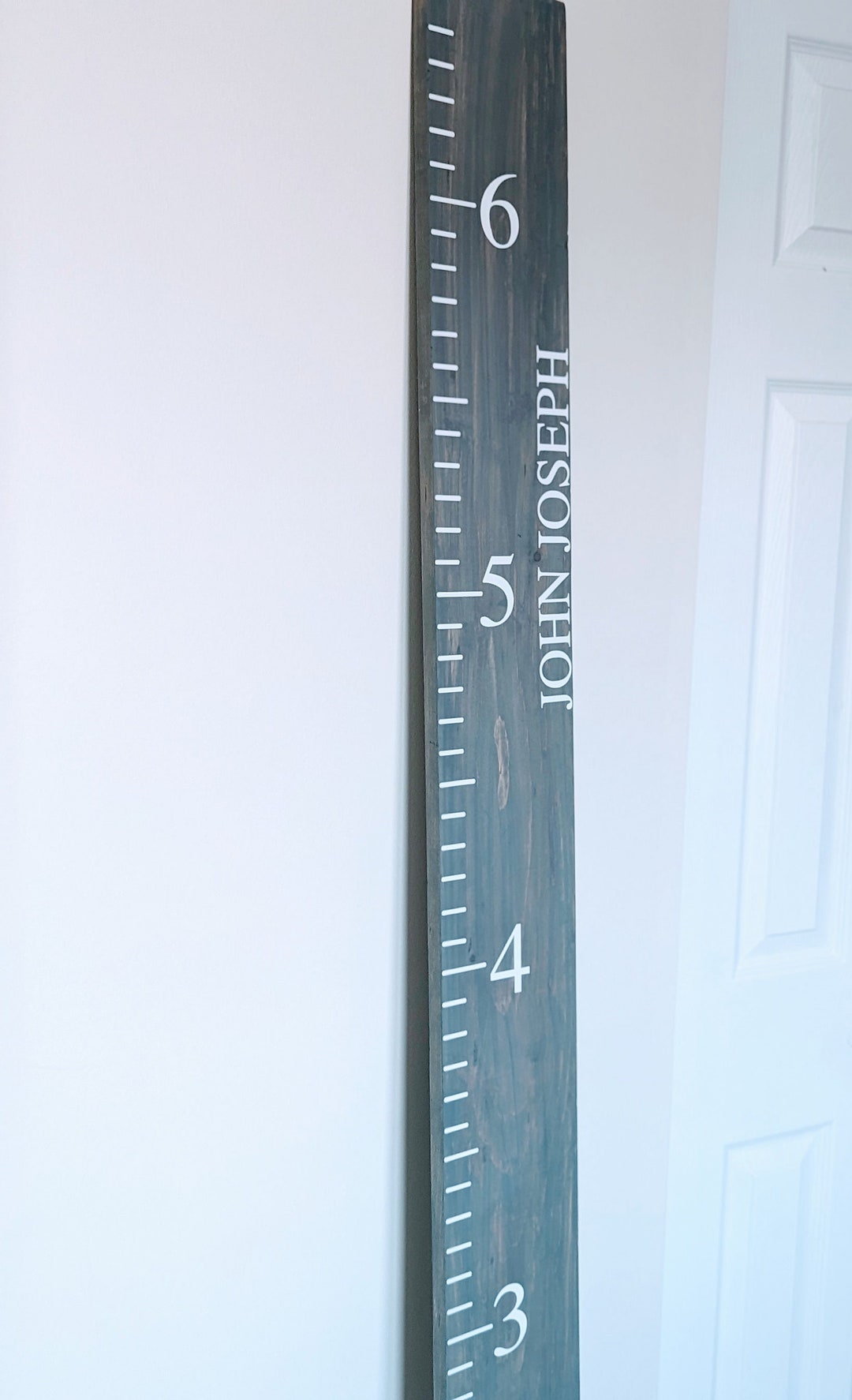 Family Name Growth Chart Ruler, Family Name Ruler, Wall Ruler, Kids ...