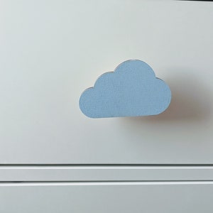 Cloud Handle, Nordic Style Knobs, White Cloud Shape Cupboard Pulls ...