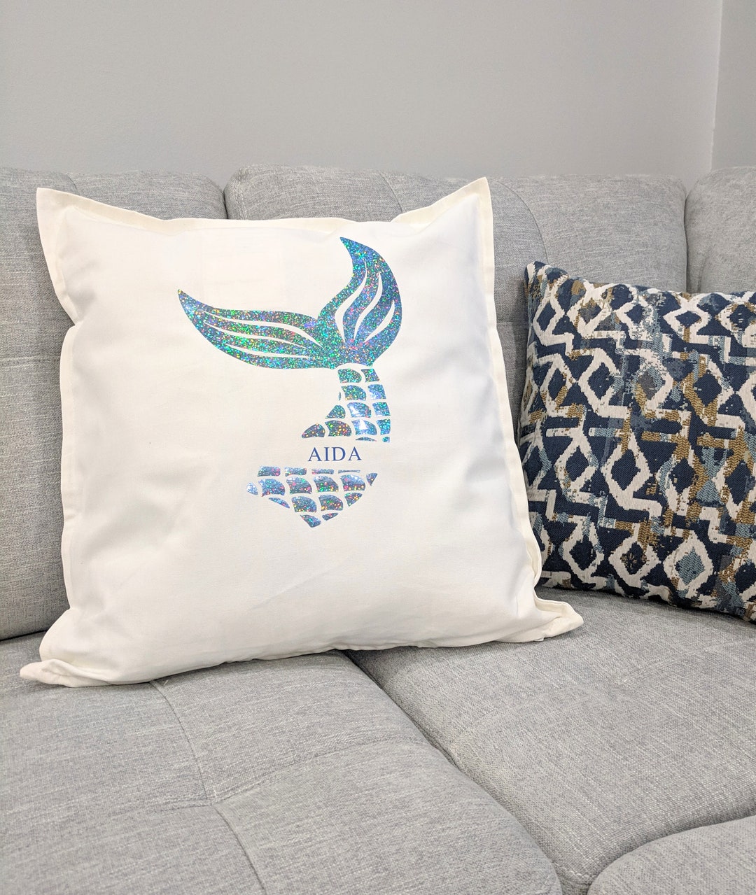 Mermaid Pillow, Mermaid, Mermaid Gift, Mermaid Cushion, Mermaid Decor ...