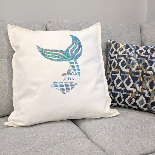 Mermaid Pillow - Etsy