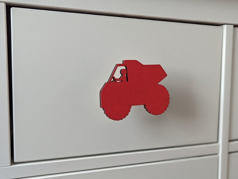 Construction Dump Truck Knobs Dump Vehicle Drawer Pulls - Etsy