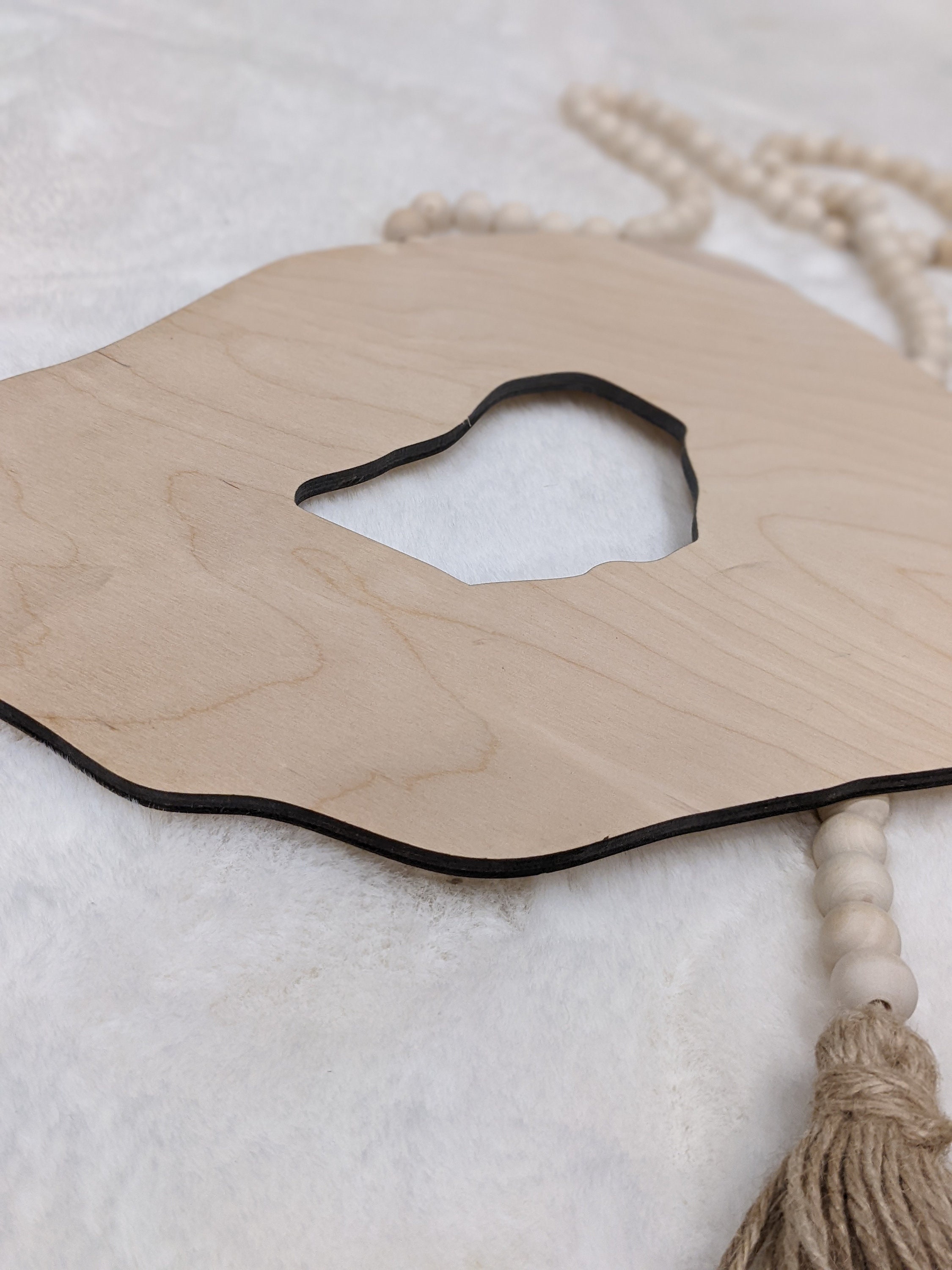 Geode, Unfinished Geode Wood Cutout for Signs and Crafting, Abstract ...