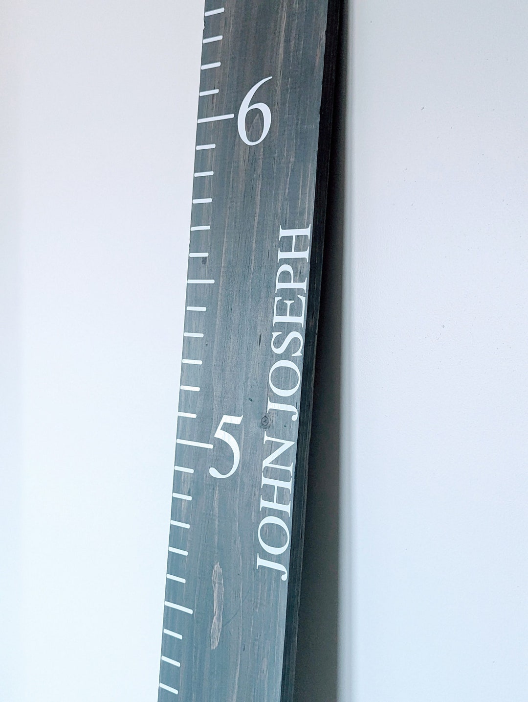 Growth Chart Ruler 3D, Playroom Growing Ruler Decor, Wood Growth Chart ...