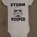 Storm Pooper the Dark Side, Funny Star Wars Shirt, Starwars Baby ...