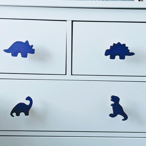 Set of 4 Dinosaur Pulls, Triceratops, Stegosaurus, T-rex, Brontosaurus ...