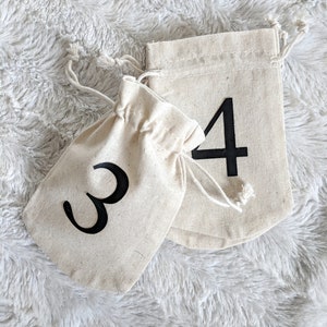 Make Your Own Advent Kit - Advent Calendar Bags, Christmas Reusable ...