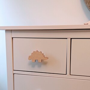 Dinosaur Drawer Handles | Dinosaur Nursery Decor, Dino Theme, Solid Oak ...