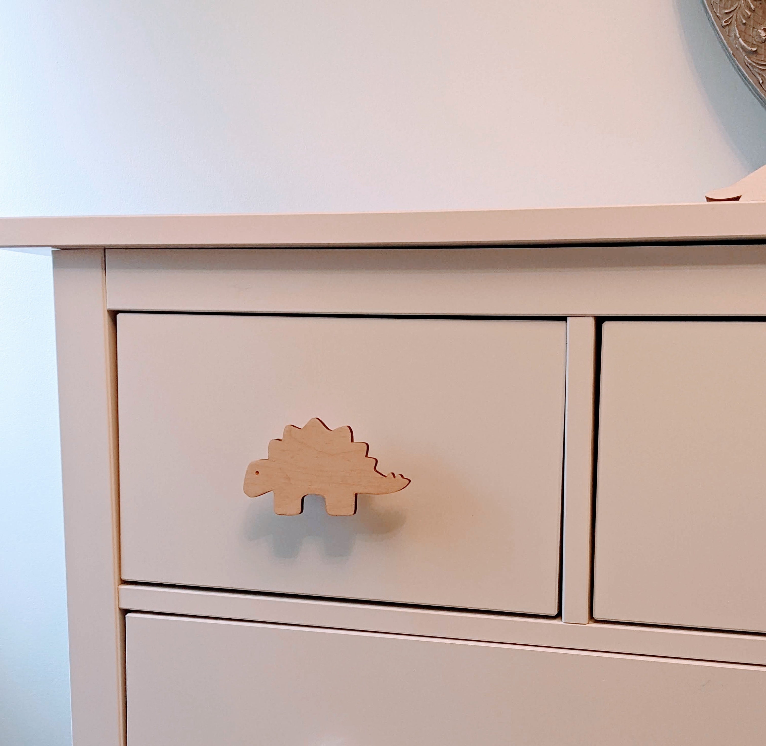 Dinosaur Drawer Handles | Dinosaur Nursery Decor, Dino Theme, Solid Oak ...