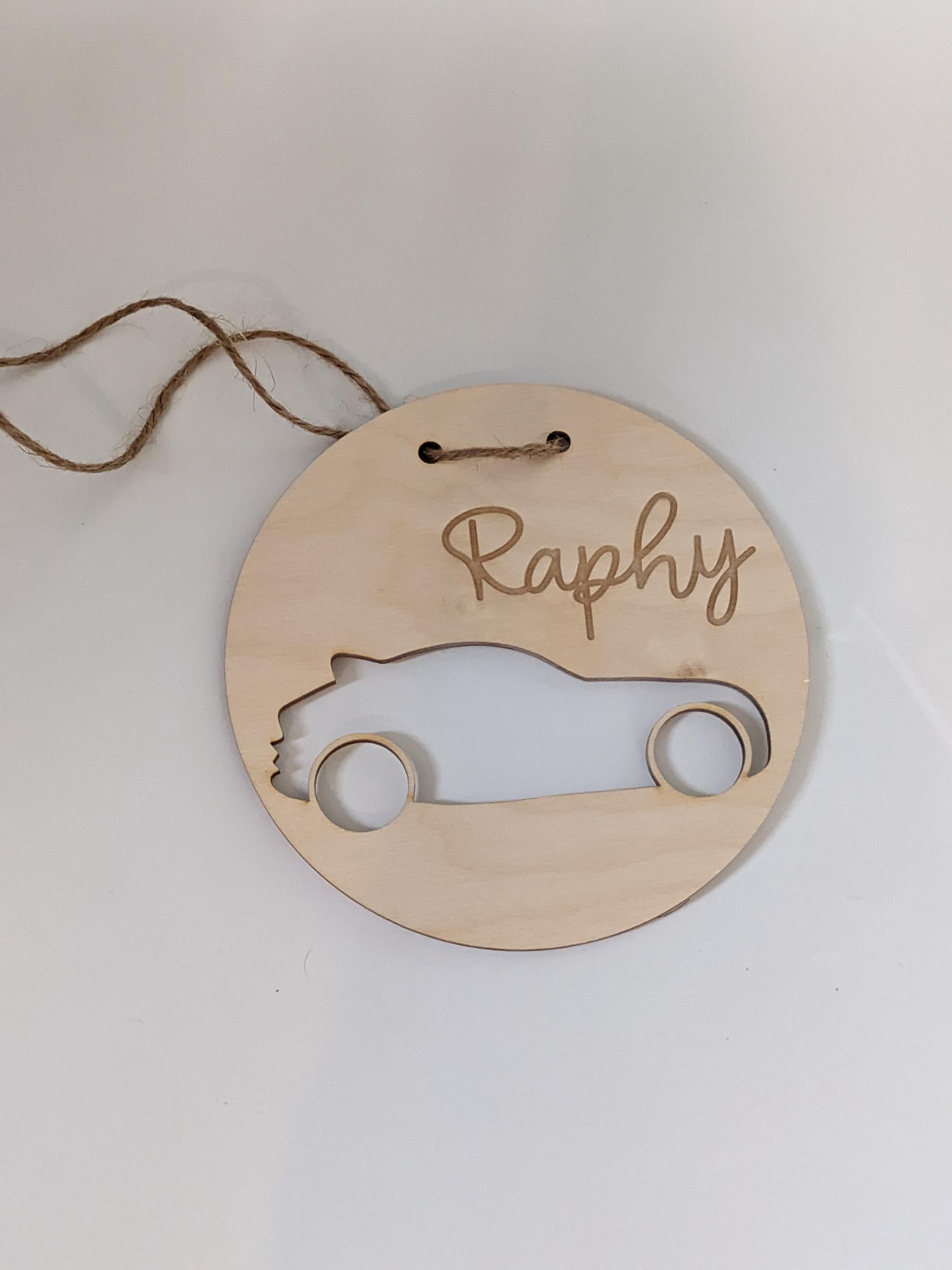 Custom Wood Name Sign | Car | Nursery Wall Art | Baby Shower Gift ...