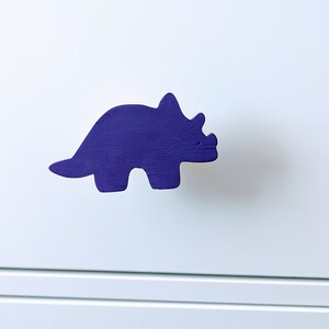 Set of 4 Dinosaur Pulls, Triceratops, Stegosaurus, T-rex, Brontosaurus ...