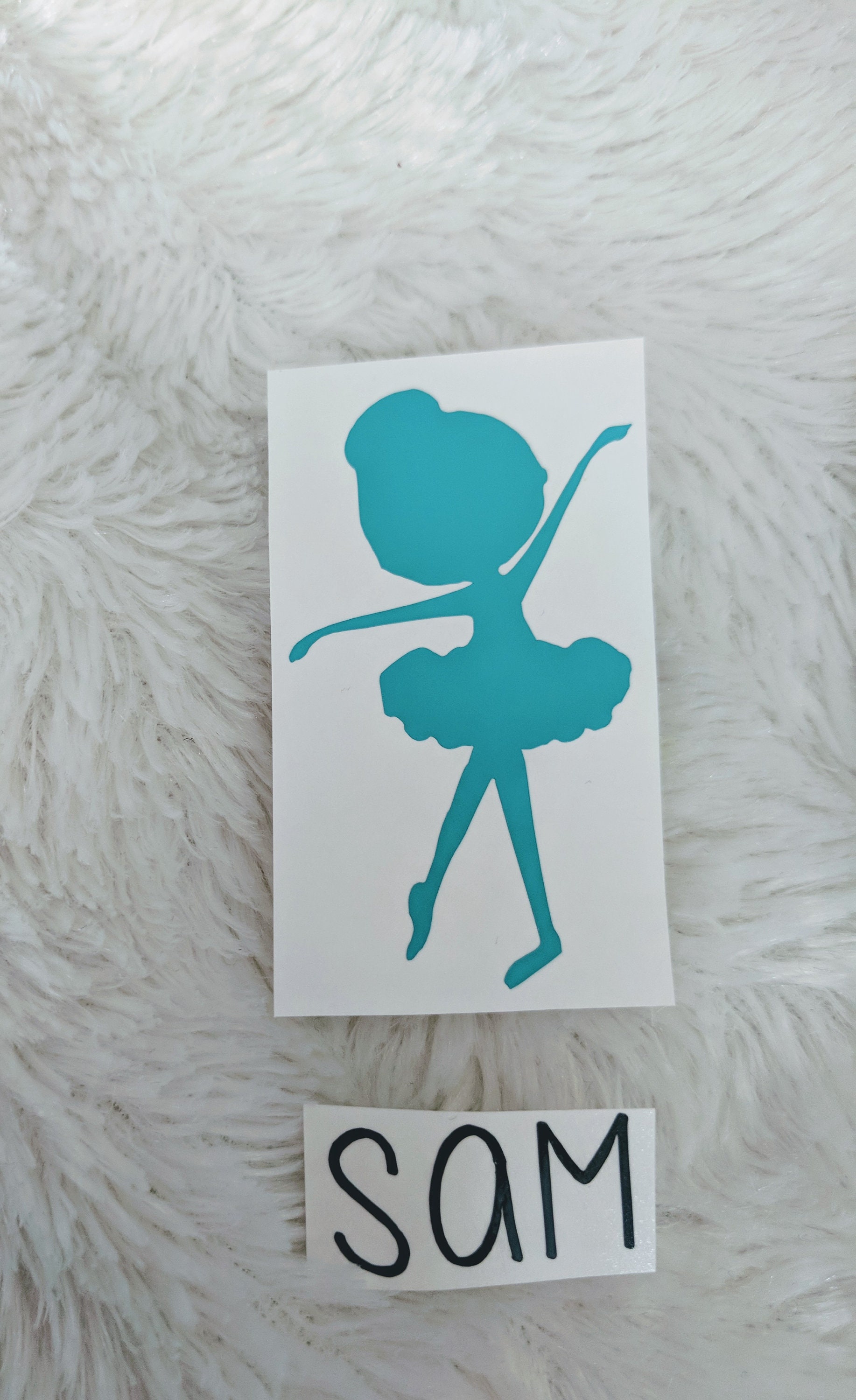 DIY Ballerina Decal Personalized Ballerina Sticker Gift | Etsy