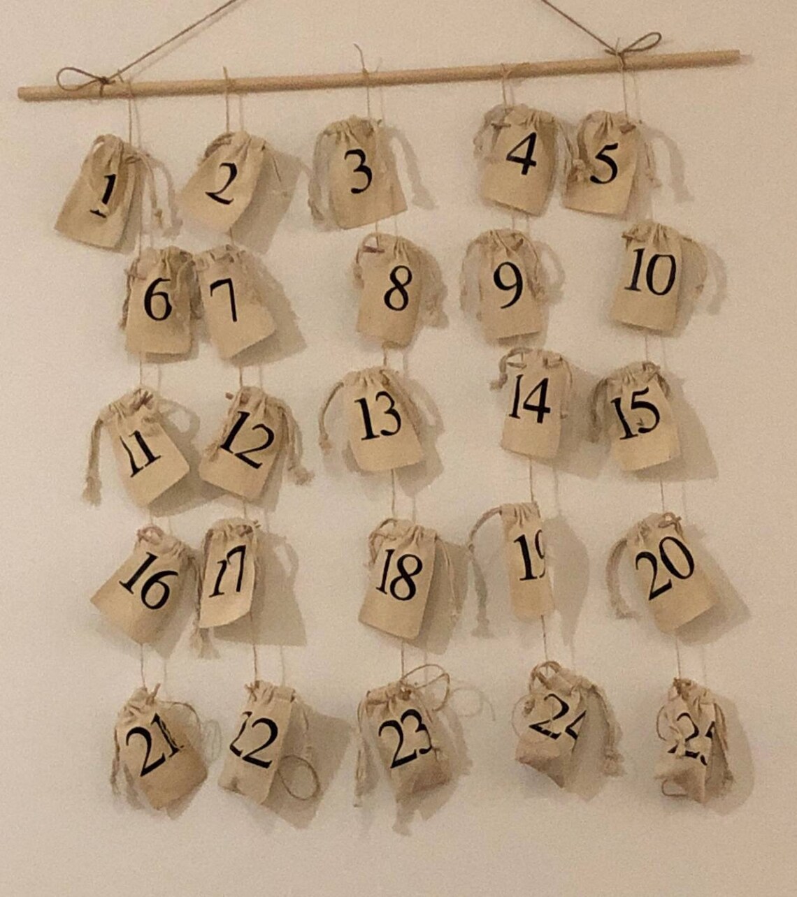 Make Your Own Advent Kit Advent Calendar Bags Christmas - Etsy Canada