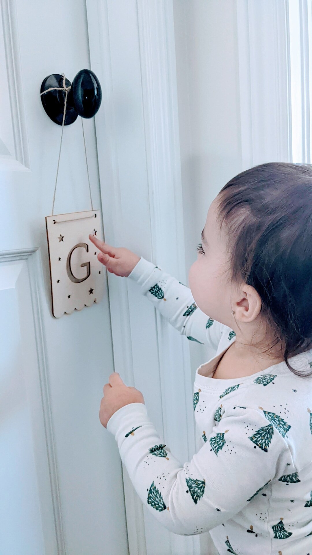 Initial Banner Garland, Wooden Alphabet Bunting Banner, Nursery Bunting ...