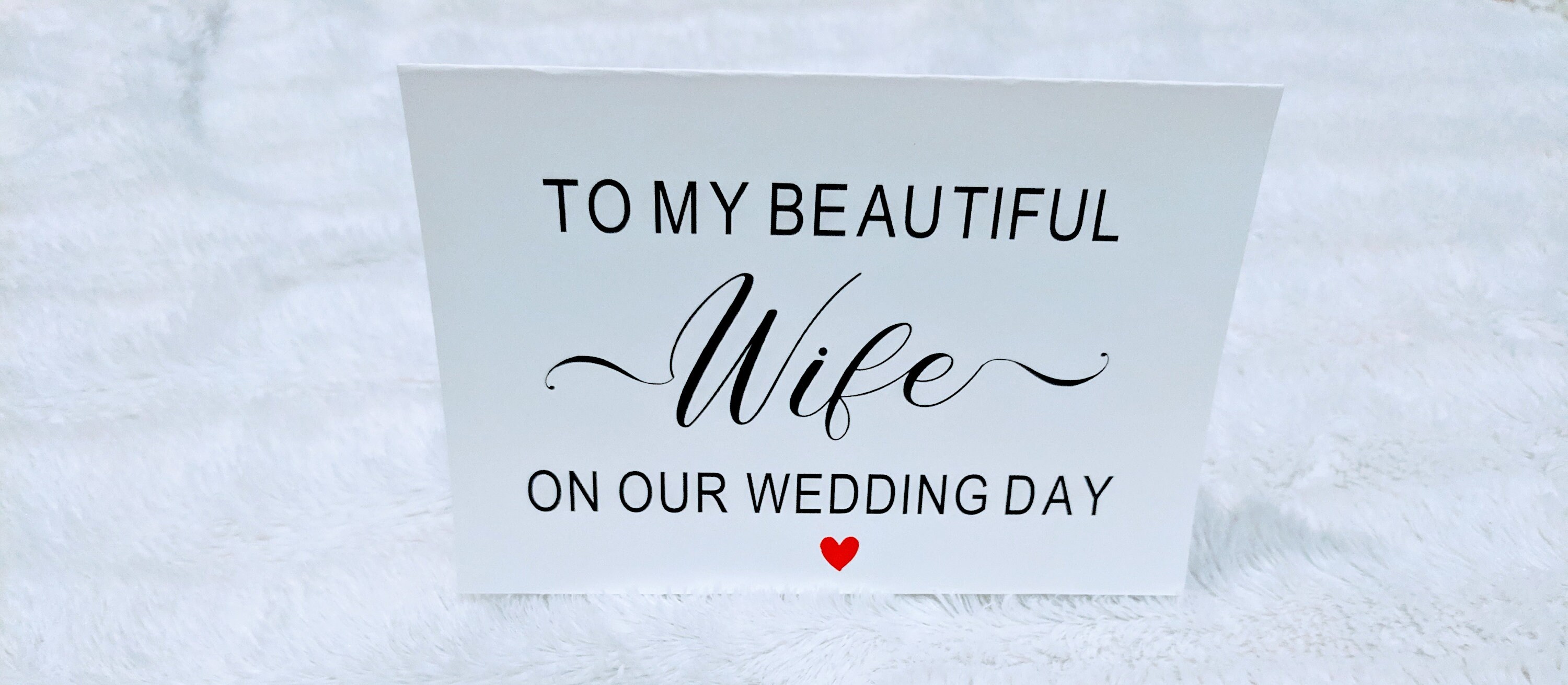 Groom to Bride Gift Wedding Card to Your Bride Gift From - Etsy