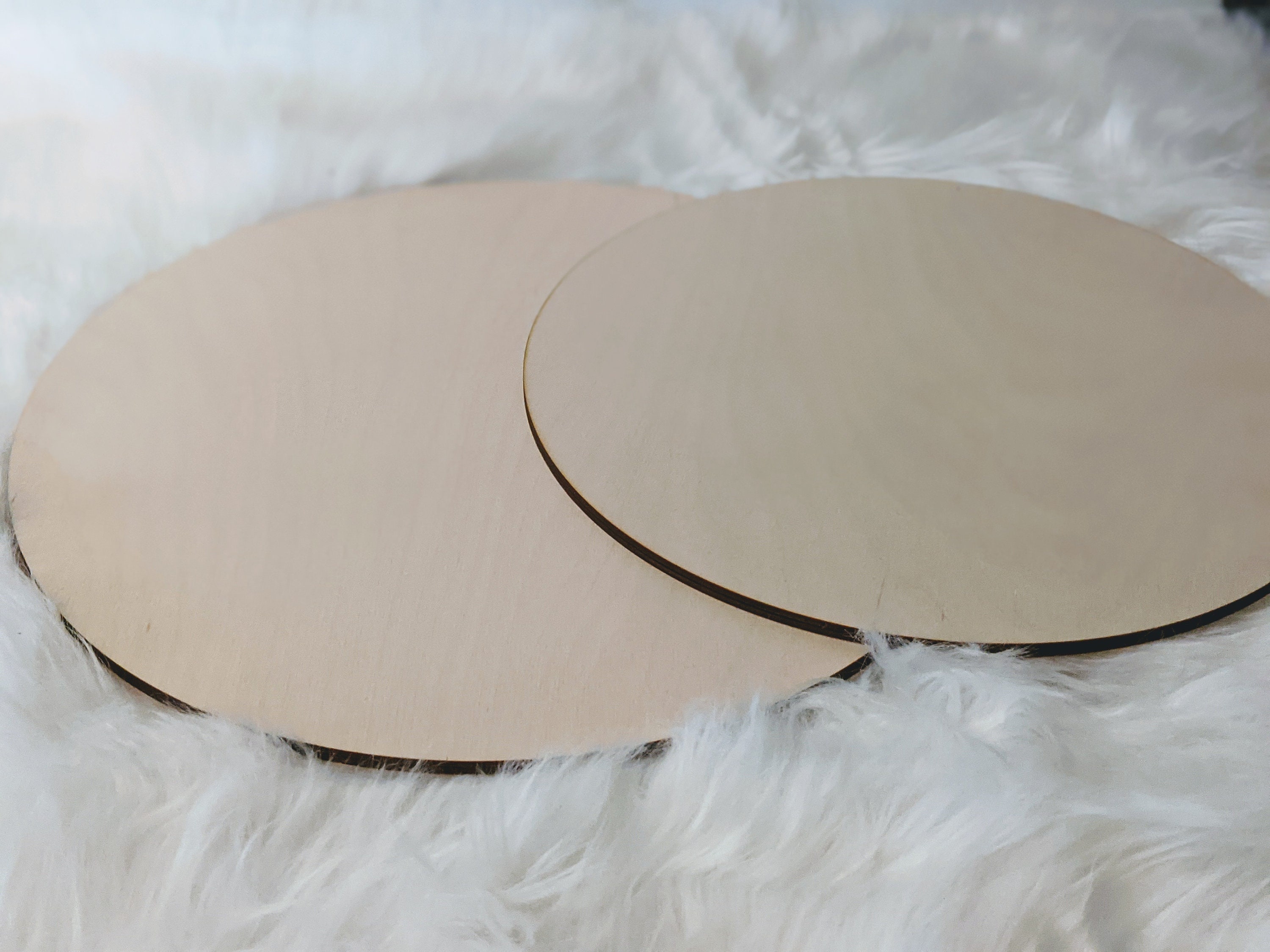 Circle Unfinished Wooden Cutouts for crafting DIY Wood Blank | Etsy