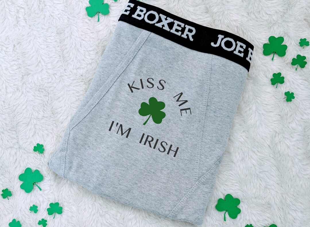 Personalized Boxers ST. PATRICKS Naughty Boxers IRISH Funny Boxer ...