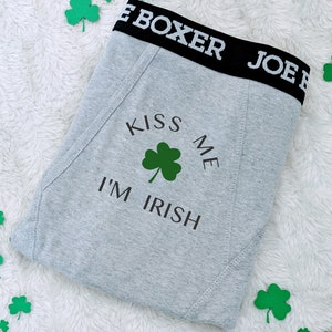 Personalized Boxers ST. PATRICKS Naughty Boxers IRISH Funny Boxer ...