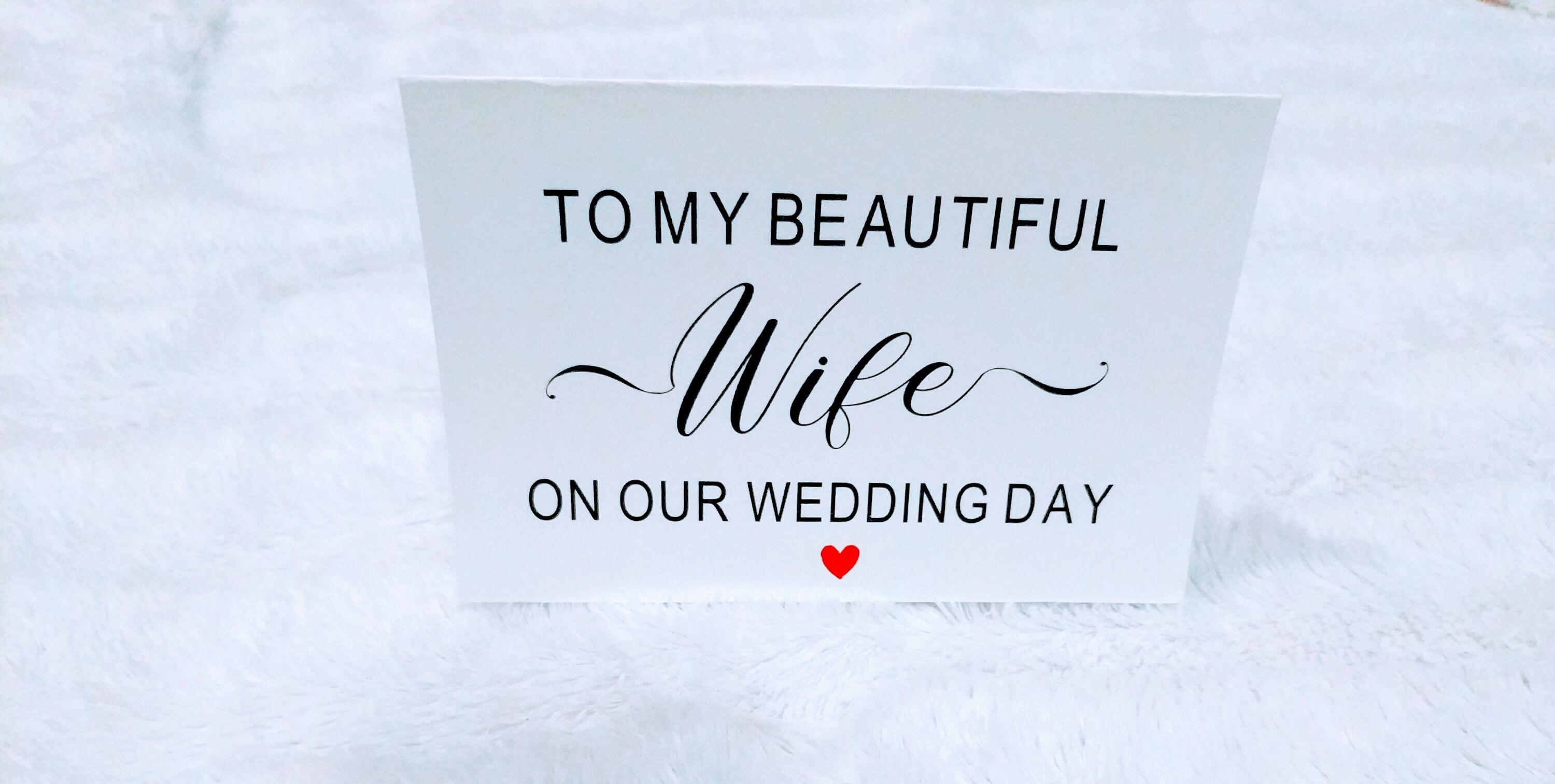 Groom to Bride Gift Wedding Card to Your Bride Gift From - Etsy