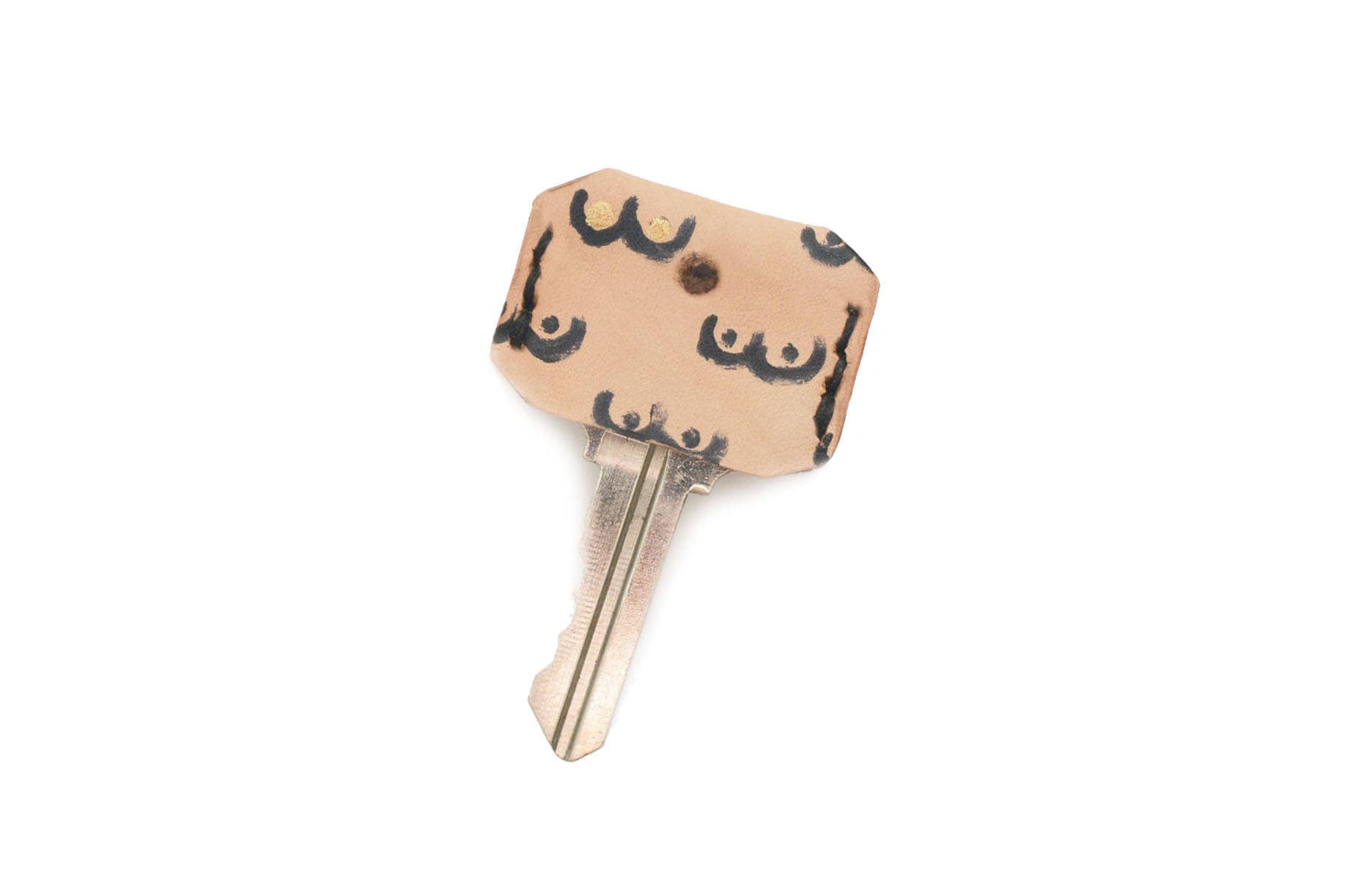 Boob Key Topper Leather Key Topper Leather Key Cap - Etsy