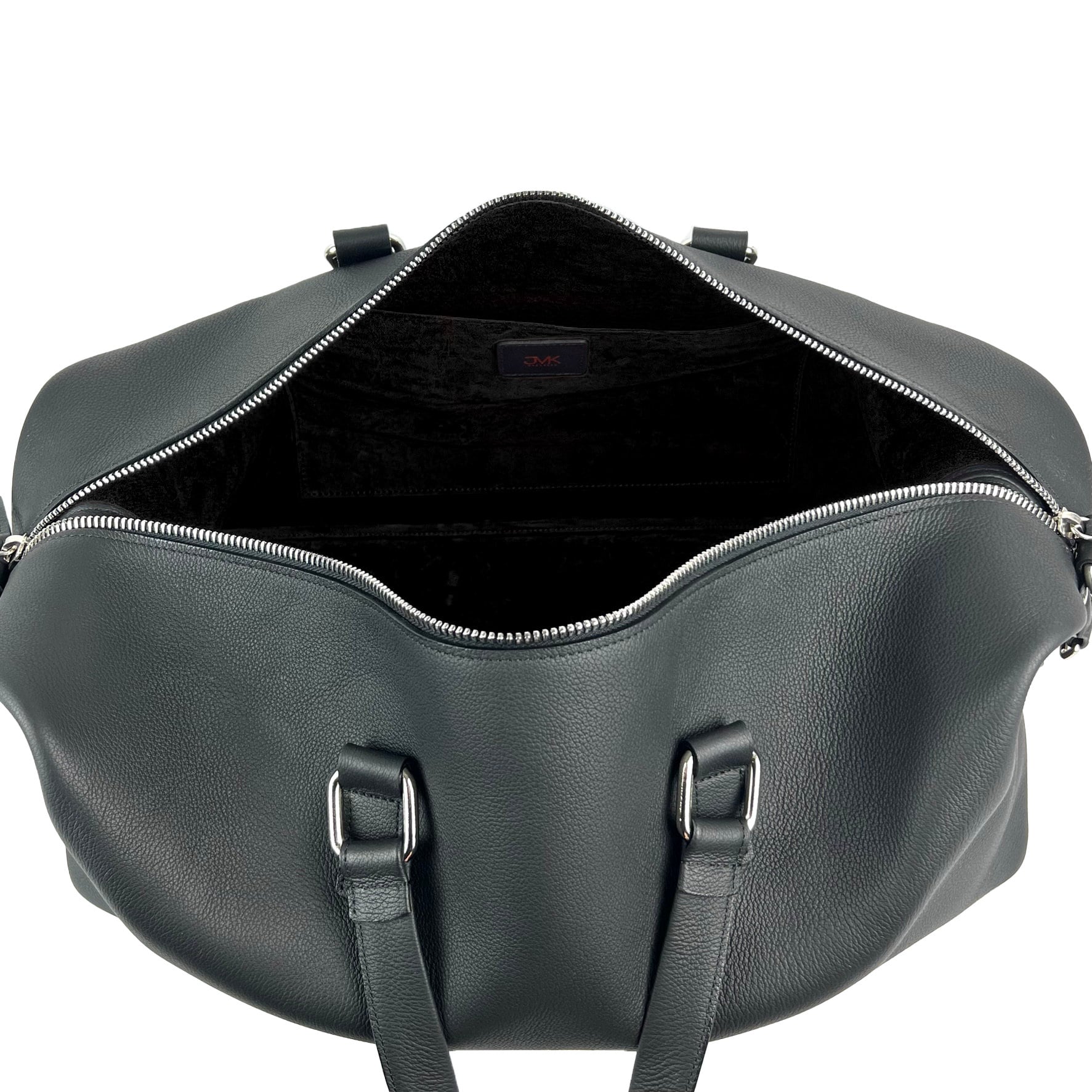 Curved Duffle Bag Black Full Grain Leather - Etsy