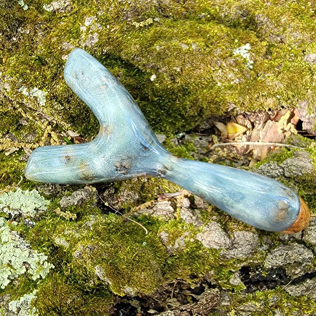 Resin Slingshot/catapult Drewshot With Embedded Hemlock Cones and ...