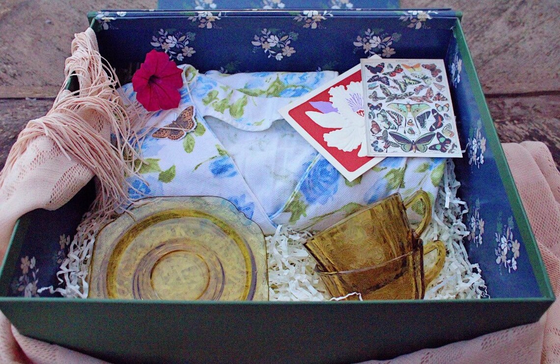 Cottagecore Vintage Mystery Box | Cottagecore Decor | Cottagecore Dress ...