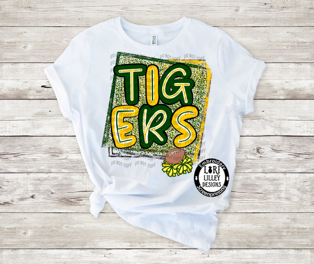 Tigers Football Cheer Sports PNG - Etsy