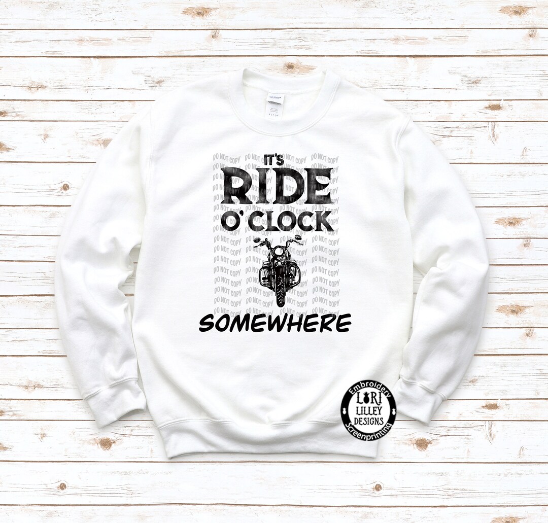 It's Ride O'clock Somewhere PNG Sublimation Design - Etsy
