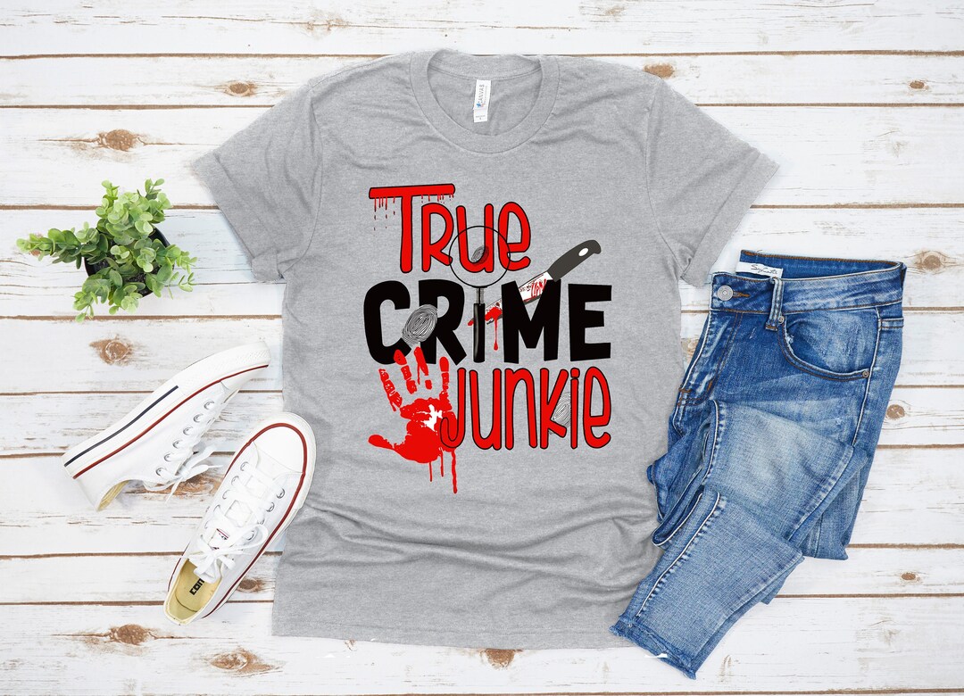 True Crime Junkie PNG - Etsy